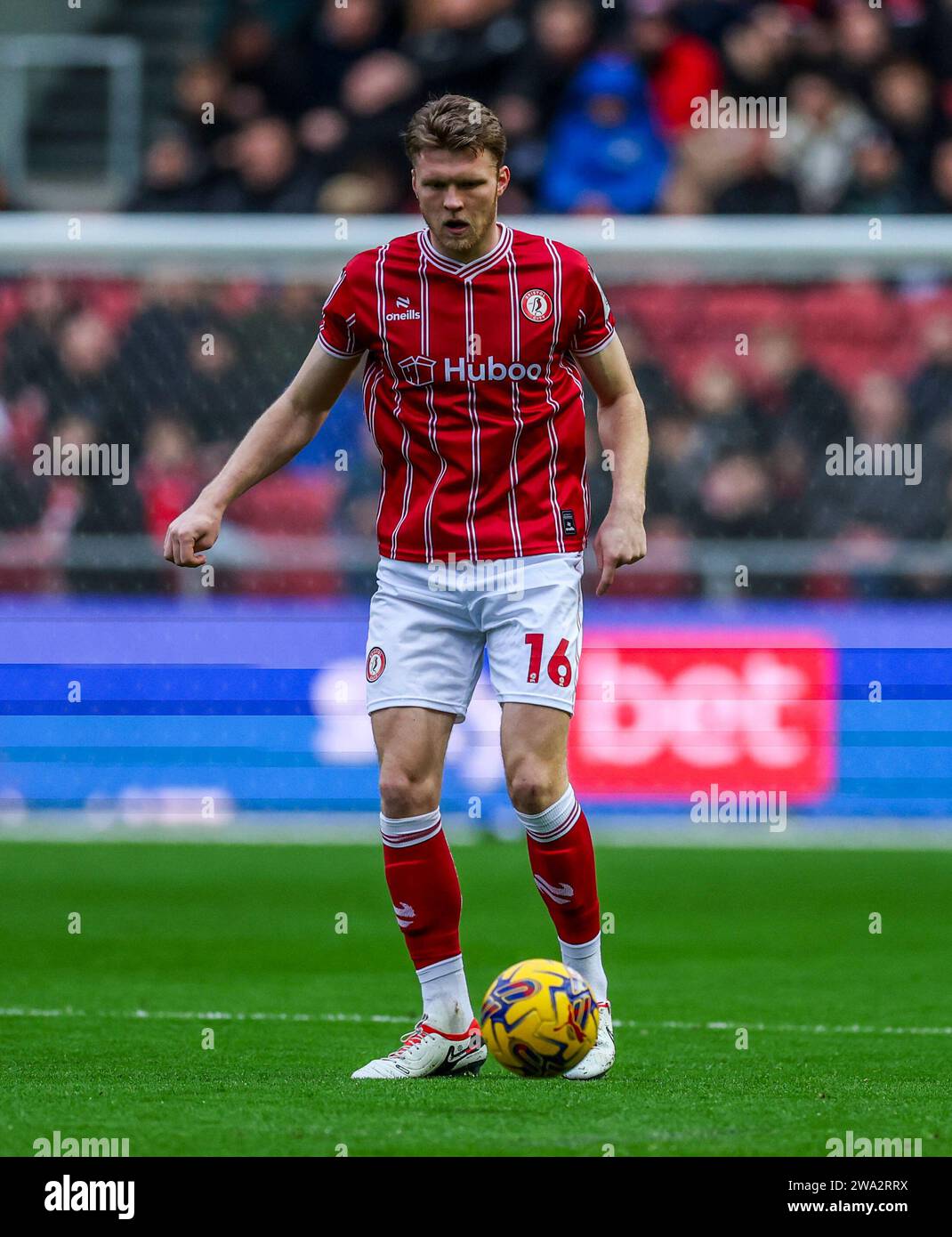 Bristol City's Rob Dickie in action during the Sky Bet Championship ...