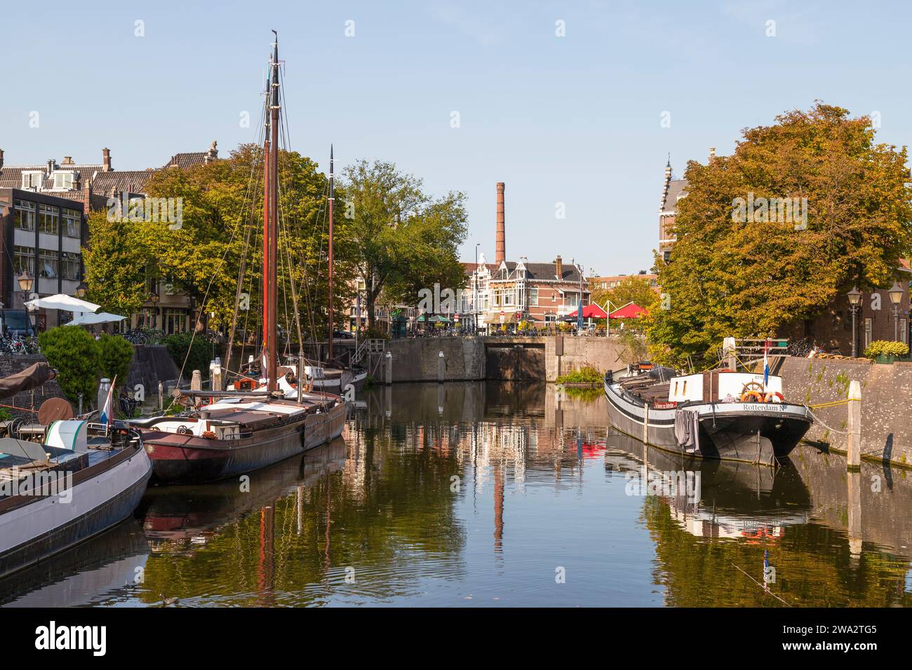 Historical facade delfshaven harbour hi-res stock photography and ...