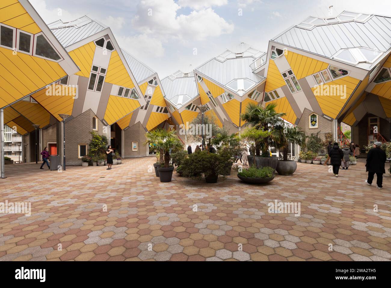 Cube houses - innovative cube houses designed by architect Piet Blom ...