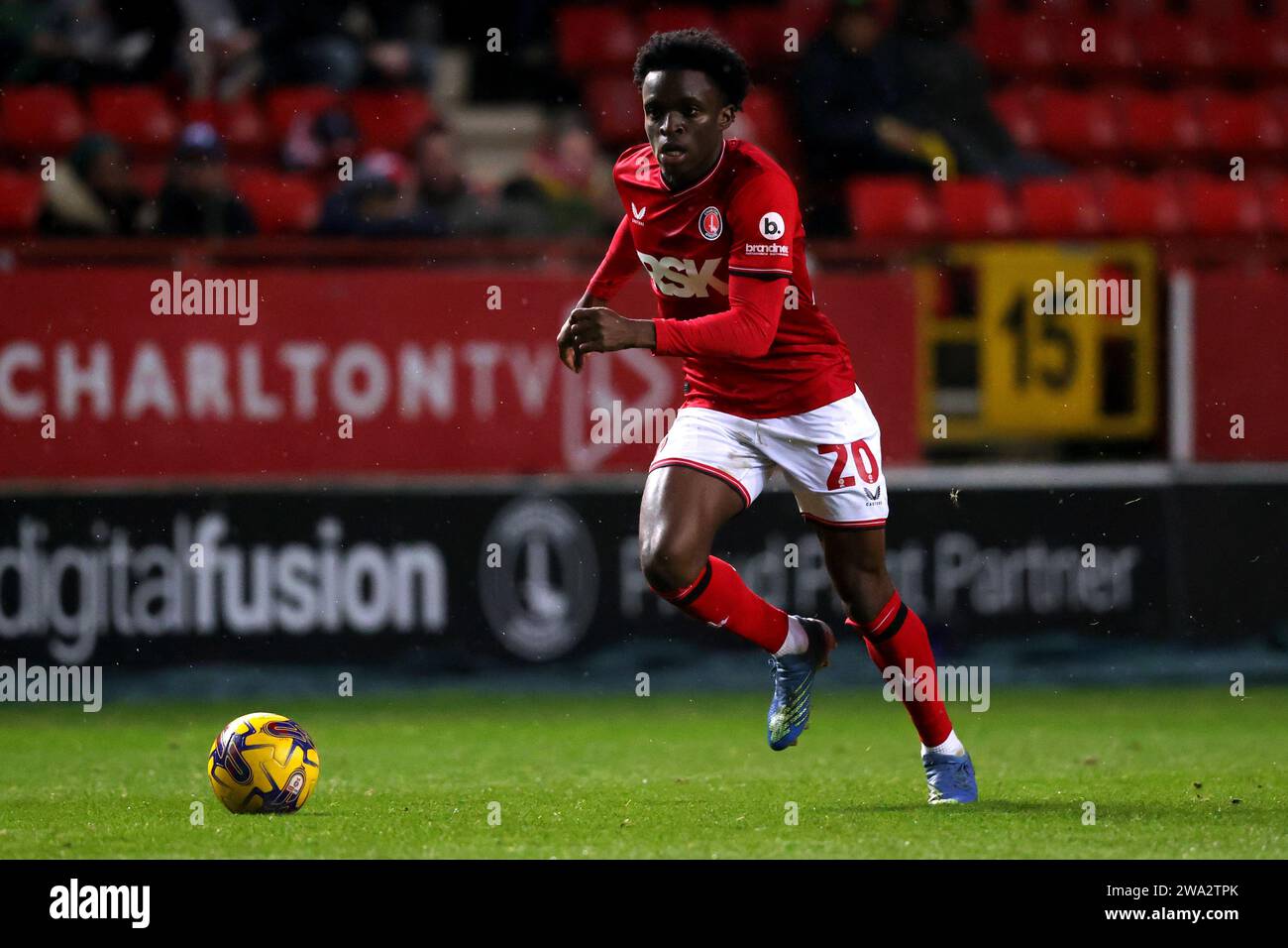 Charlton Athletic's Tyreece Campbell during the Sky Bet League One ...