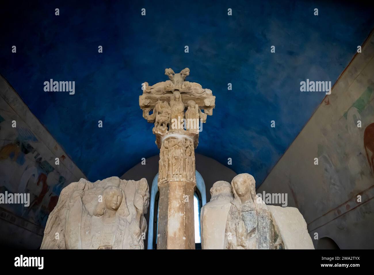 Exhibits in Château Comtal, Large, restored 12th-century hilltop castle ...