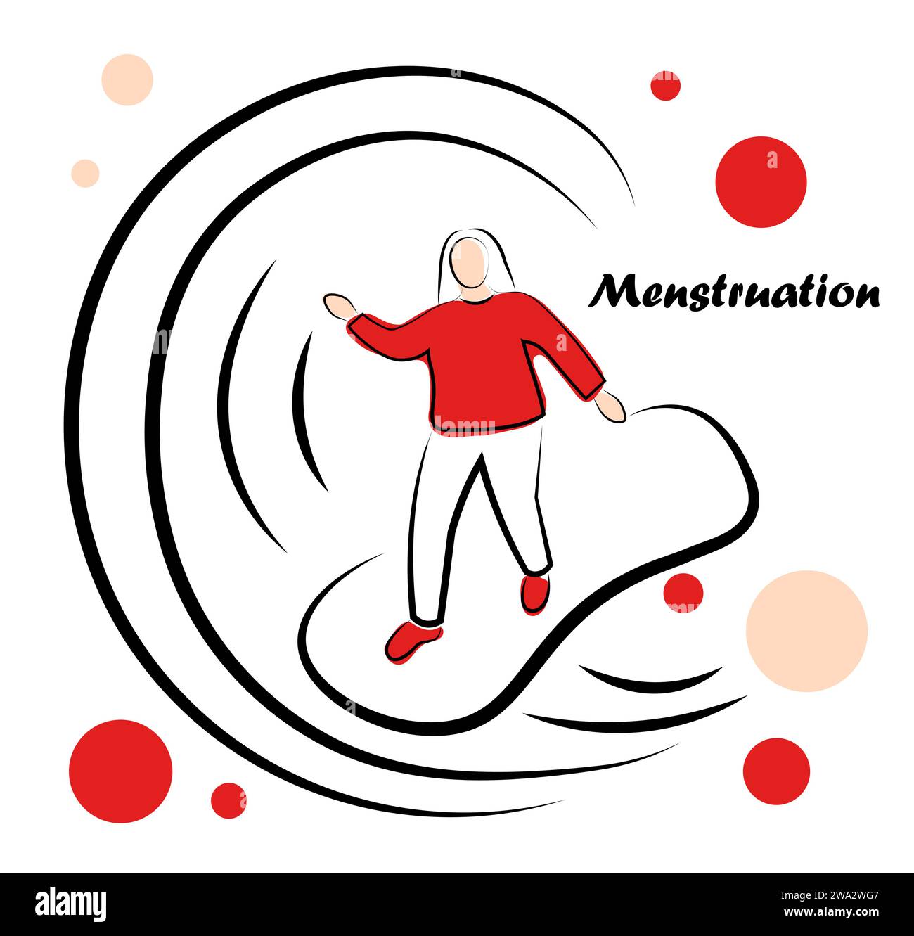 Menstruation products Cut Out Stock Images & Pictures - Alamy