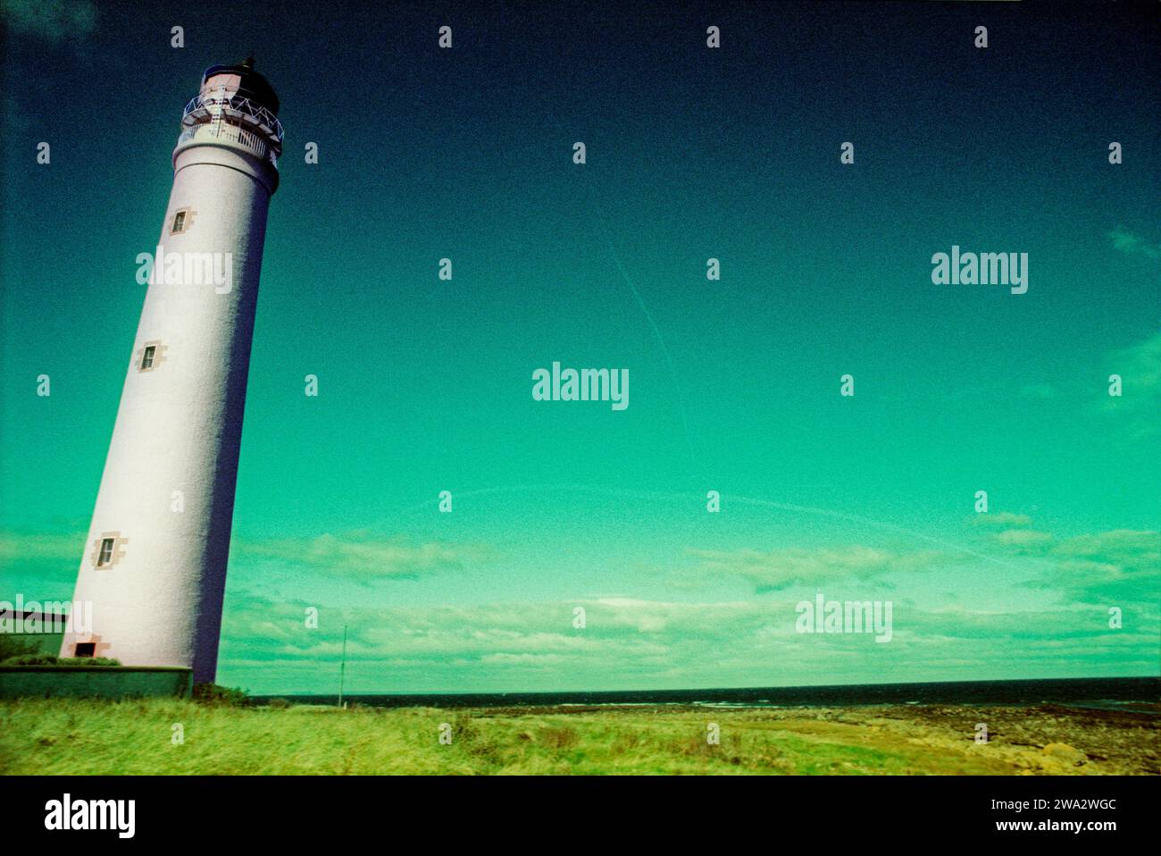 Barns Ness Lighthouse, East Lothian, Scotland Stock Photo - Alamy
