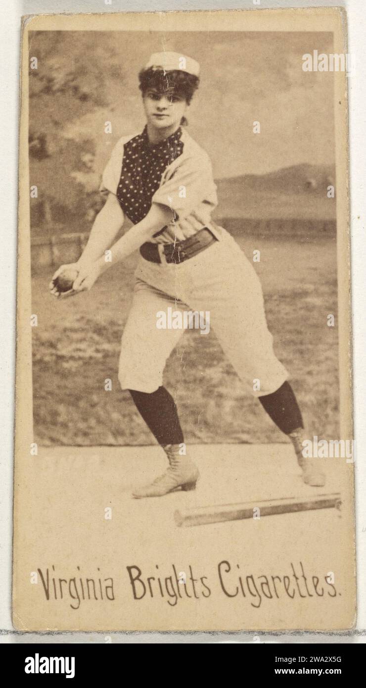 From the Girl Baseball Players series (N48, Type 1) for Virginia ...