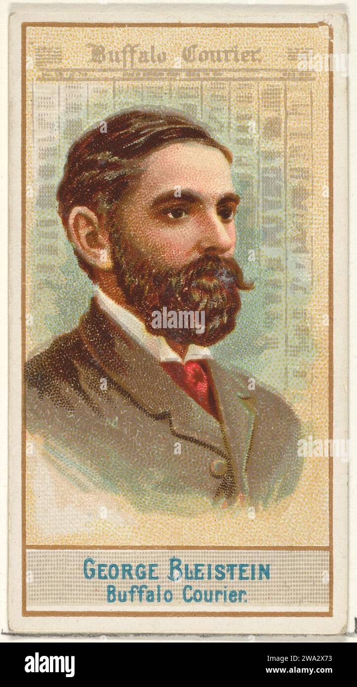 George Bleistein, Buffalo Courier, from the American Editors series (N1 ...