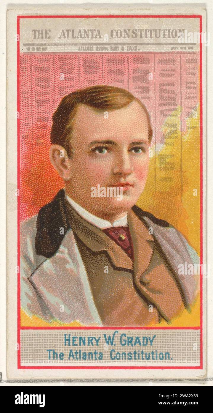 Henry W. Grady, The Atlanta Constitution, from the American Editors ...