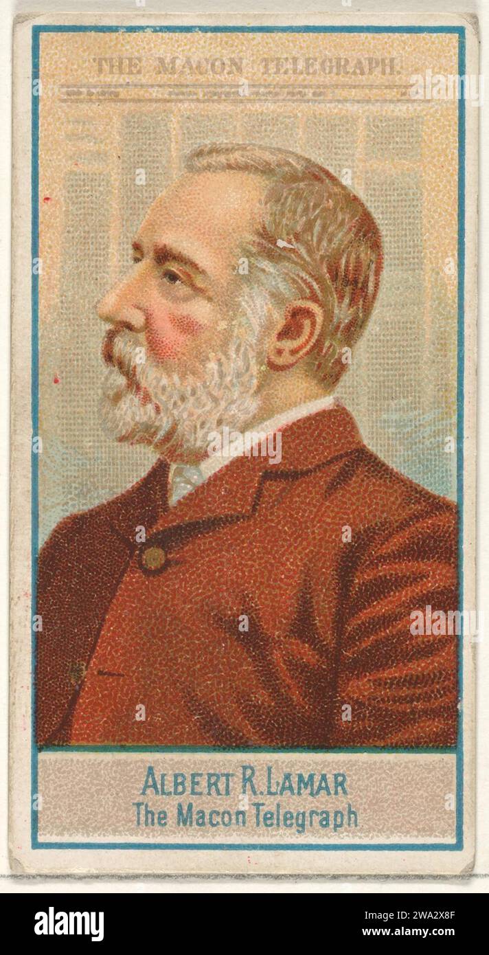 Albert R. Lamar, The Macon Telegraph, from the American Editors series ...