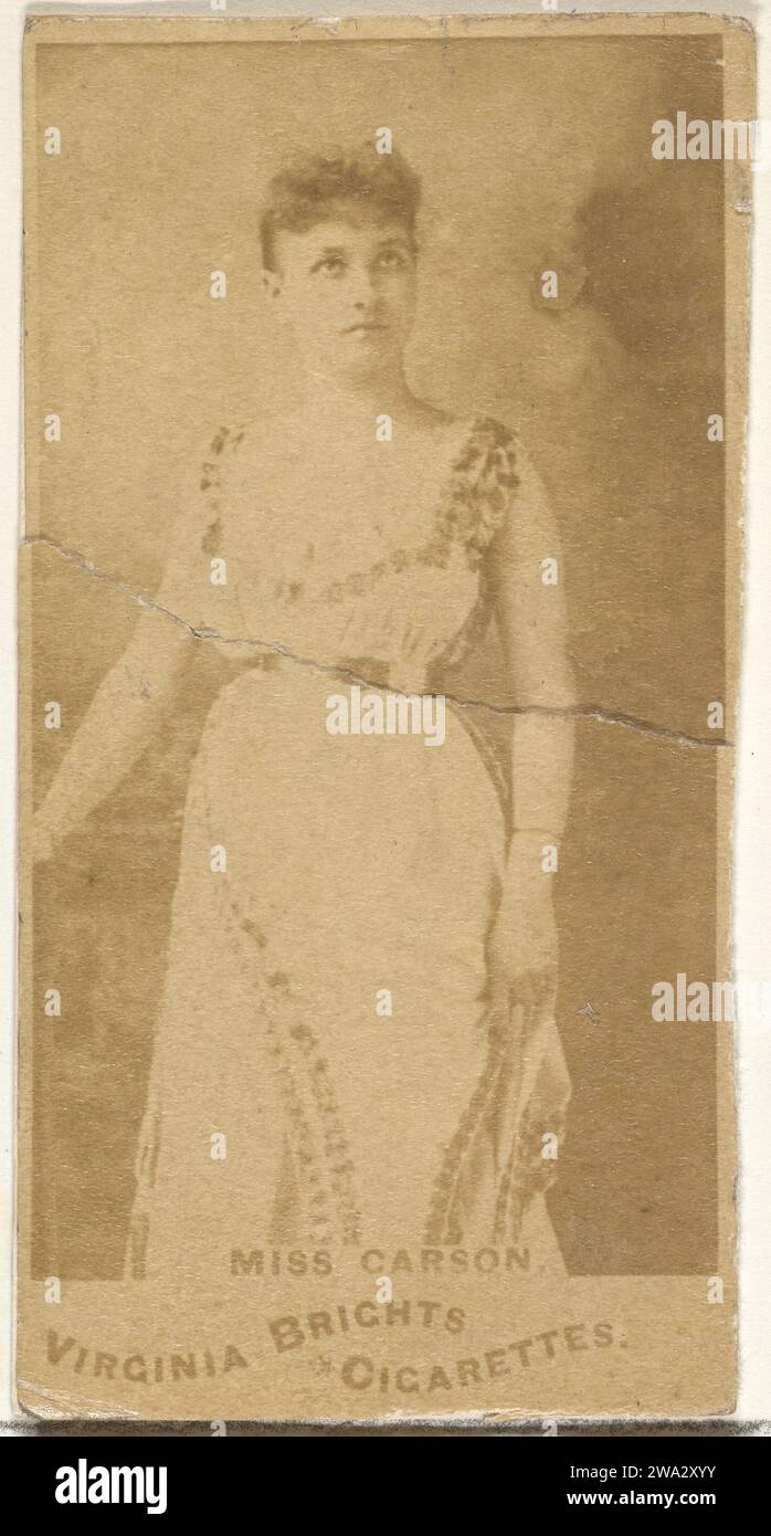 Miss Carson, from the Actors and Actresses series (N45, Type 1) for ...