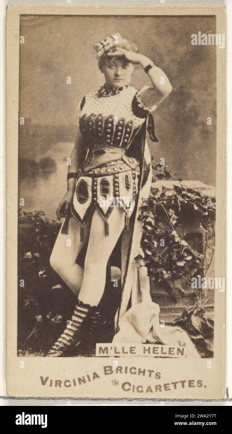 Mlle. Helen, from the Actors and Actresses series (N45, Type 1) for ...