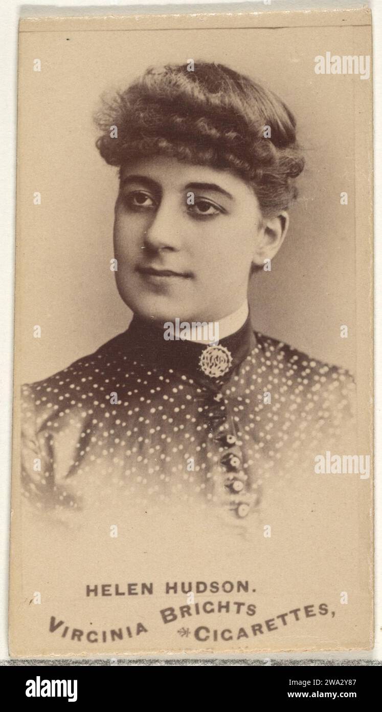 Helen Hudson, from the Actors and Actresses series (N45, Type 1) for ...