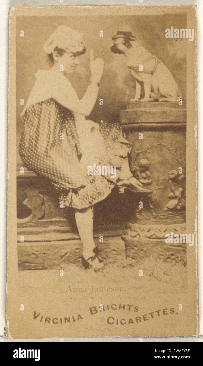 Anna Jameson, from the Actors and Actresses series (N45, Type 1) for ...