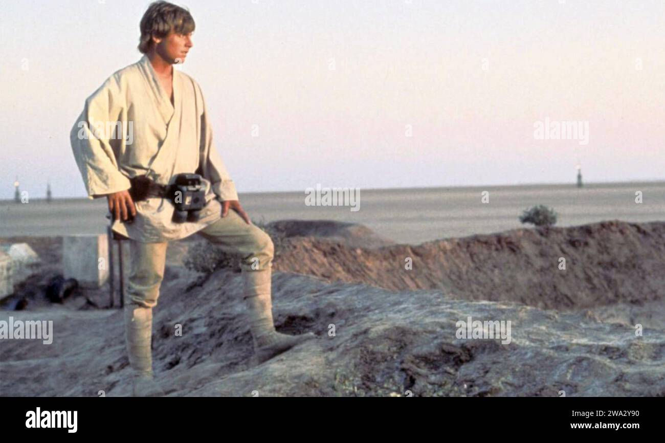 STAR WARS 1977 20th Century Fox film with Mark Hamill Stock Photo - Alamy