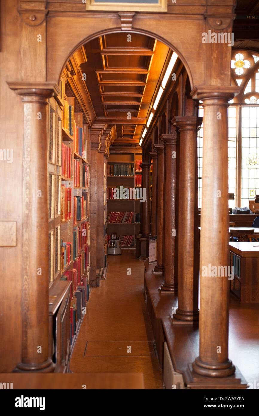 Historic books at the Bodleian Library in Oxfordshire in the UK Stock ...