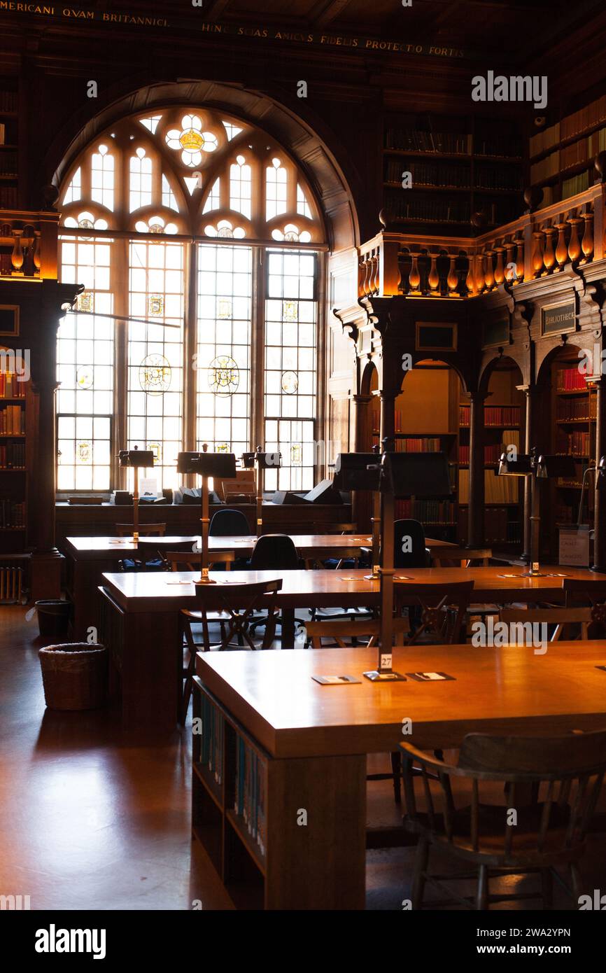 Historic books at the Bodleian Library in Oxfordshire in the UK Stock ...