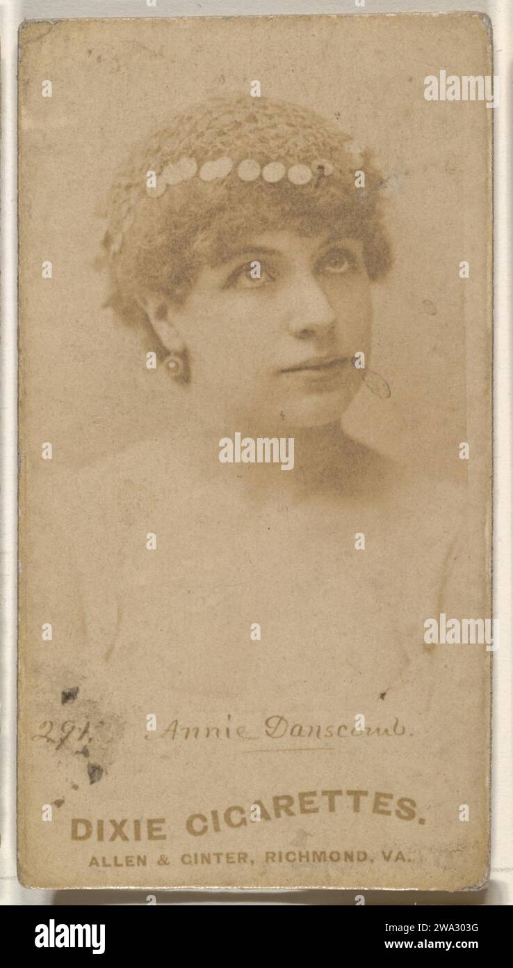 Card 291, Annie Danscomb, from the Actors and Actresses series (N45 ...