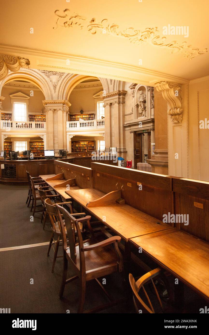 Inside the Radcliffe Camera library in Oxfordshire in the UK Stock ...