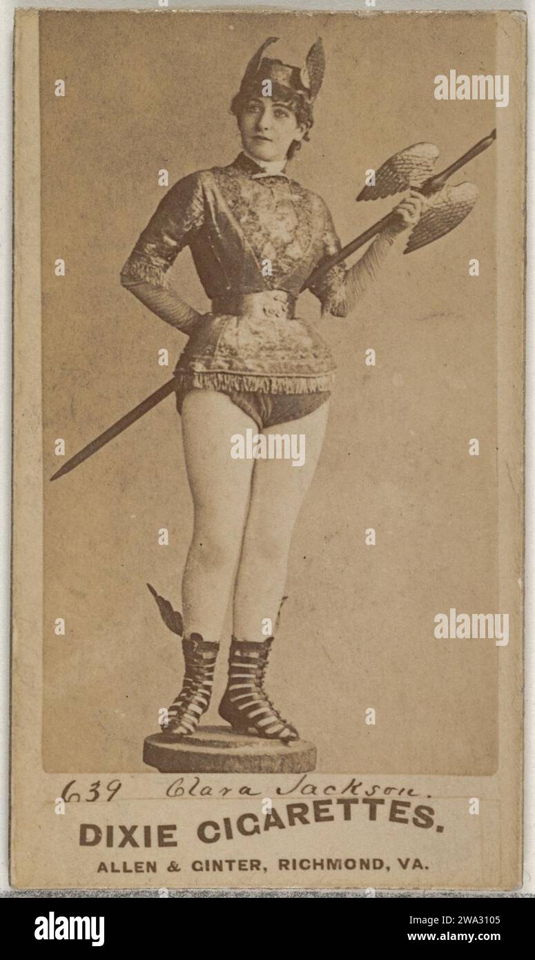 Card 639, Clara Jackson, from the Actors and Actresses series (N45 ...