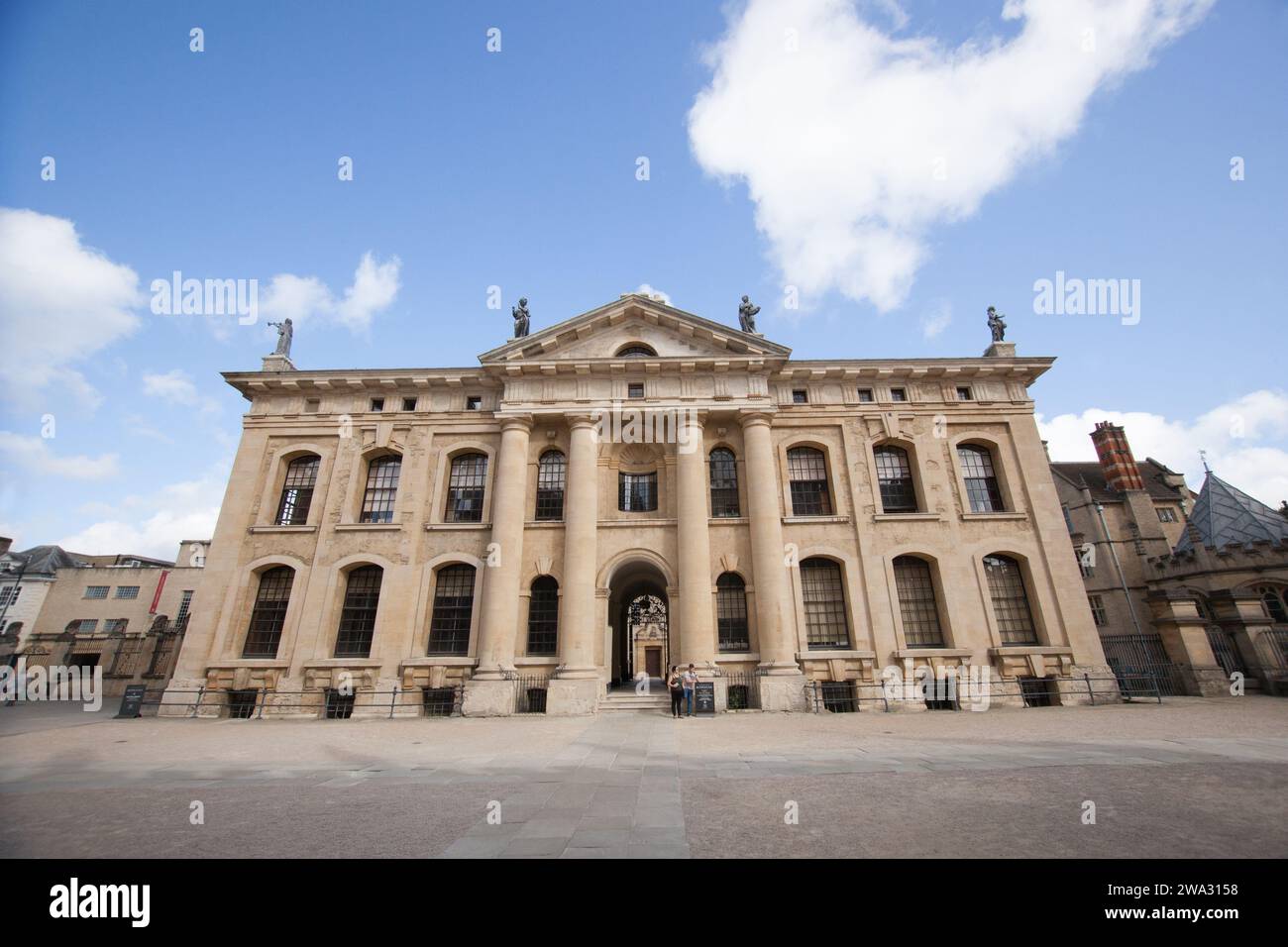 The Clarendon Building, part of The University of Oxford in the UK ...