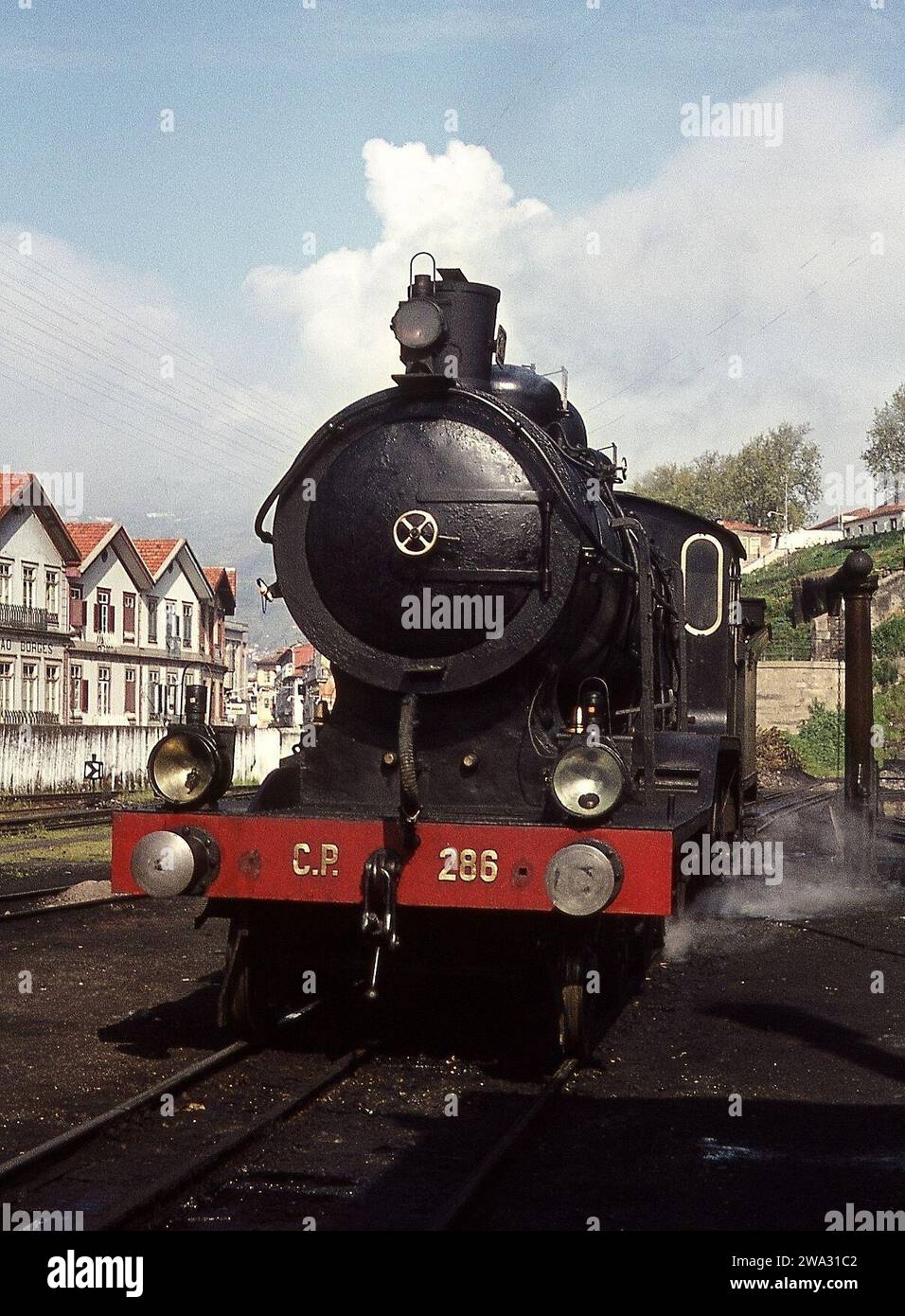 French steam engines at cerbere on spanish border at work hi-res stock ...