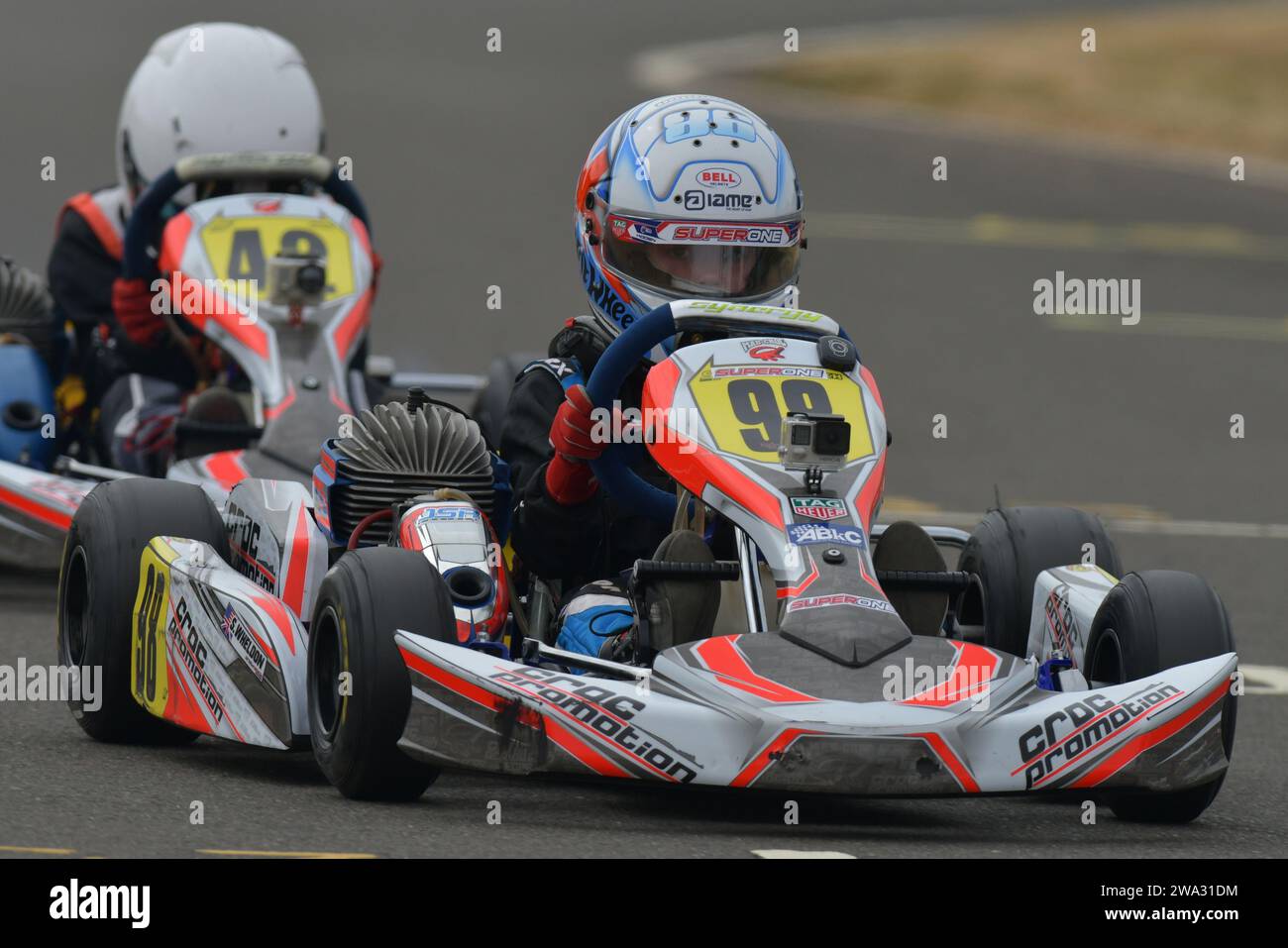 Sebastian Wheldon during his early karting career, following in his ...