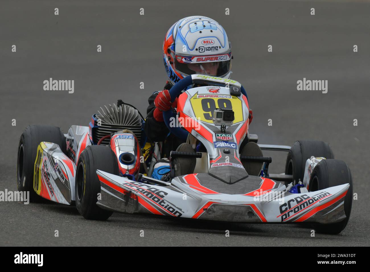 Sebastian Wheldon during his early karting career, following in his ...