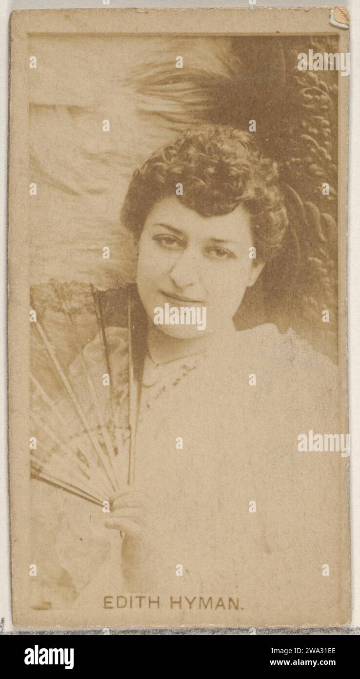 Edith Hyman, from the Actors and Actresses series (N45, Type 8) for ...