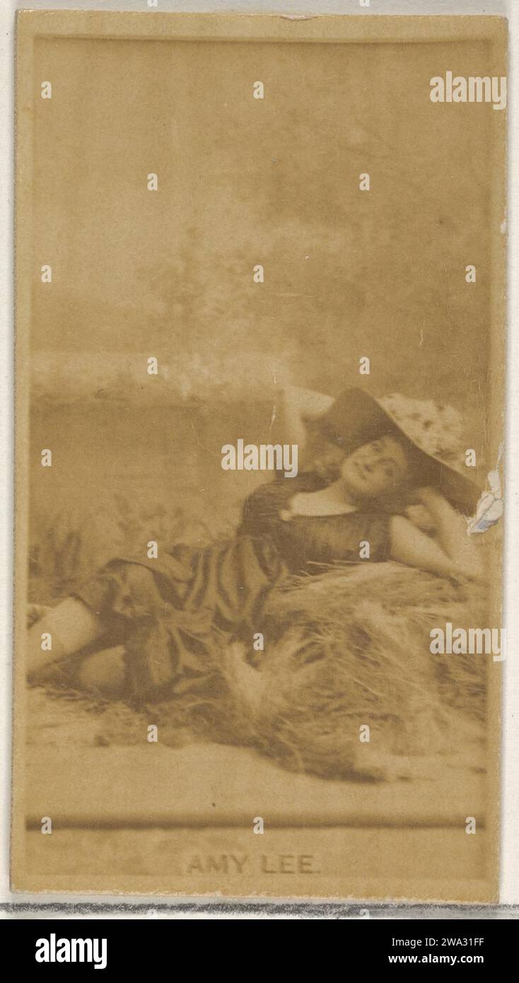 Amy Lee, from the Actors and Actresses series (N45, Type 8) for ...