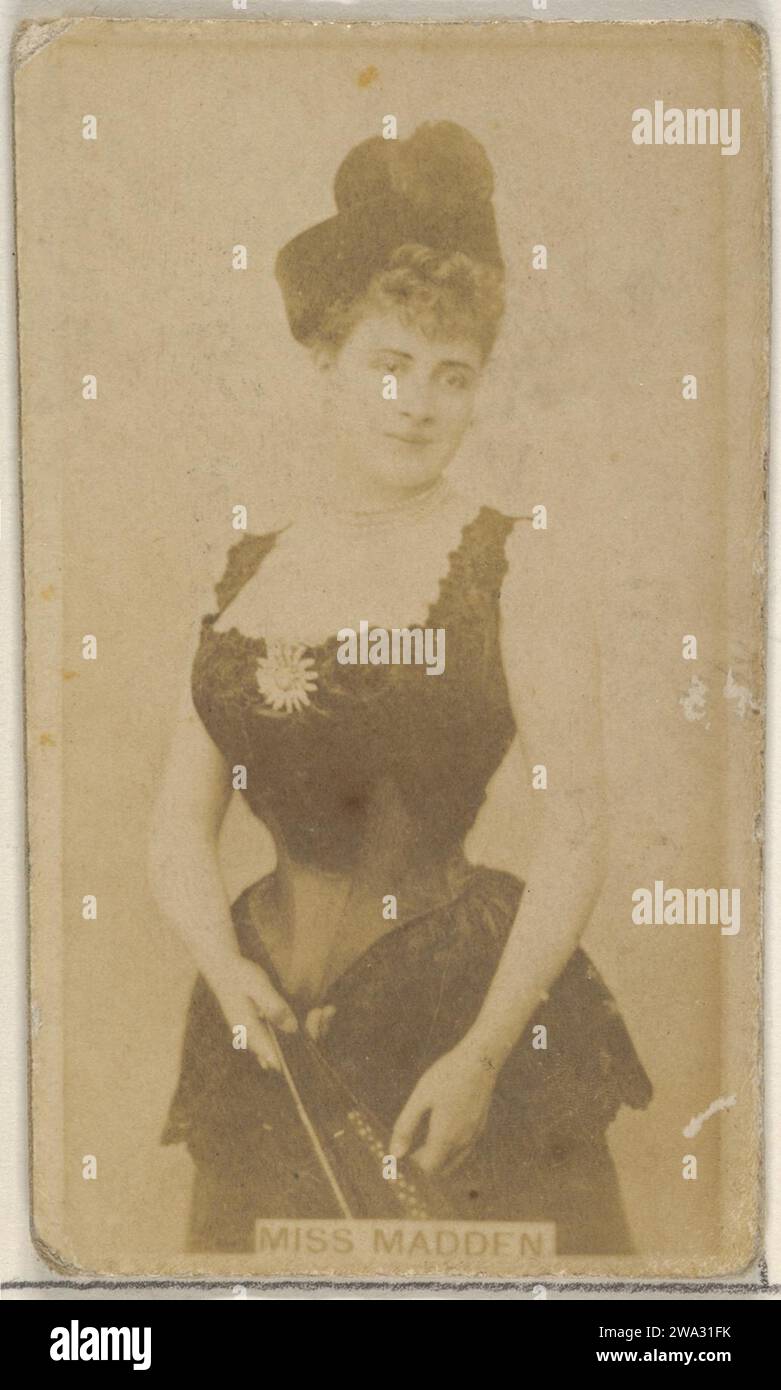 Miss Madden, from the Actors and Actresses series (N45, Type 8) for ...