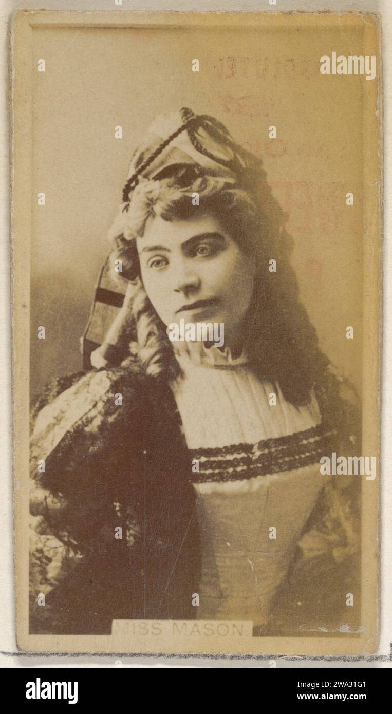Miss Mason, from the Actors and Actresses series (N45, Type 8) for ...