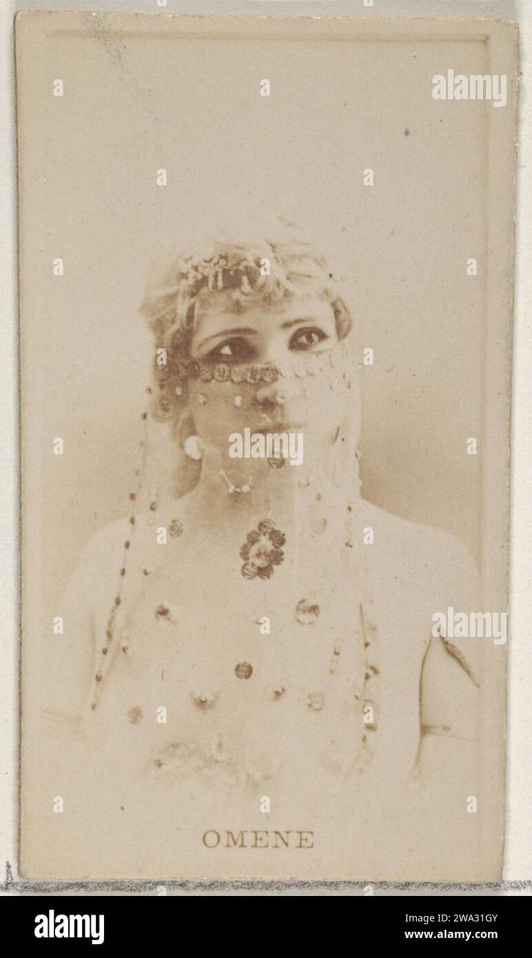 Omene, from the Actors and Actresses series (N45, Type 8) for Virginia ...