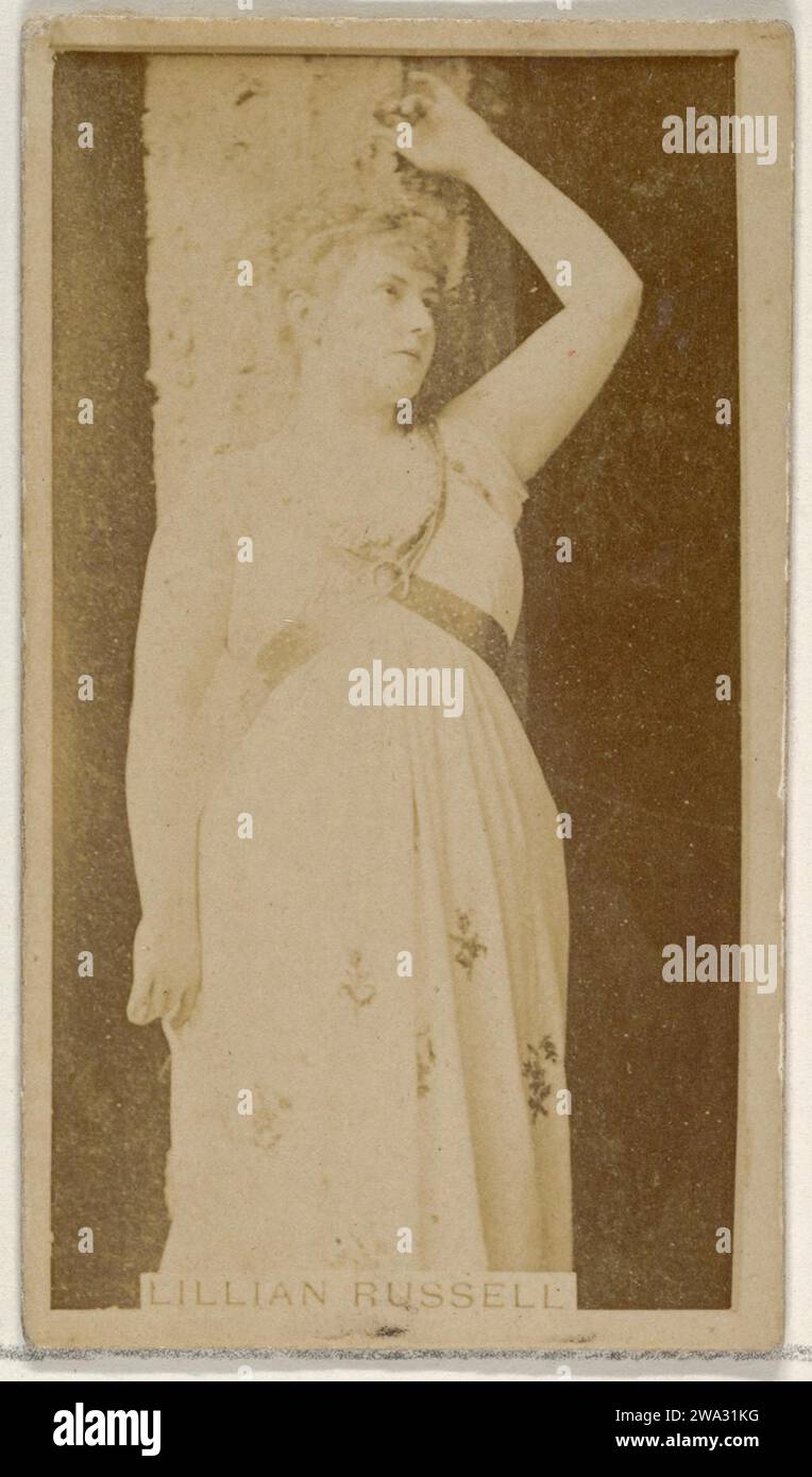 Lillian Russell, from the Actors and Actresses series (N45, Type 8) for ...