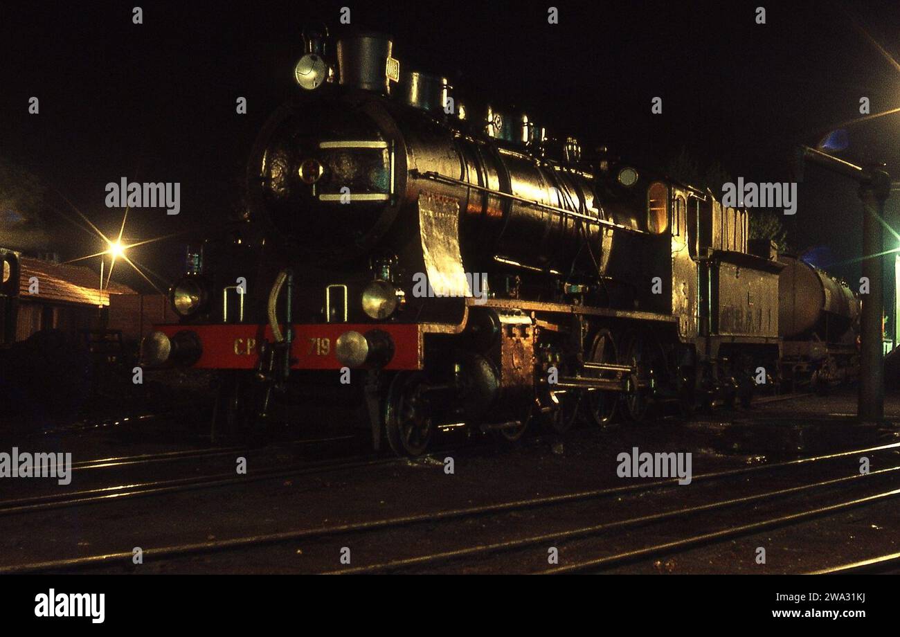 French steam engines at cerbere on spanish border at work hi-res stock ...