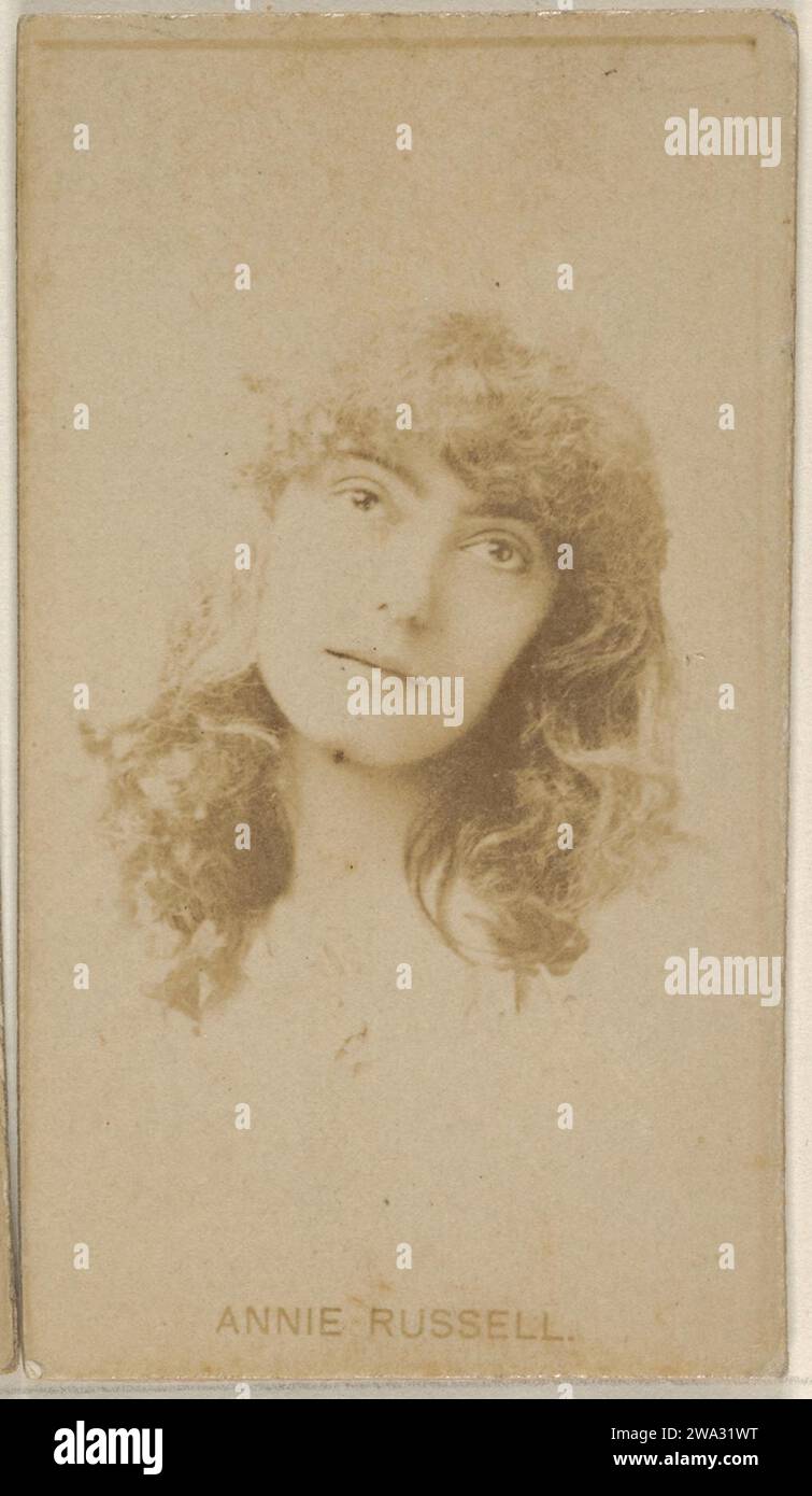 Annie Russell, from the Actors and Actresses series (N45, Type 8) for ...