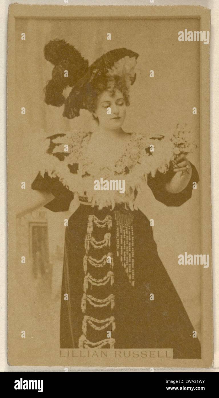 Lillian Russell, from the Actors and Actresses series (N45, Type 8) for ...