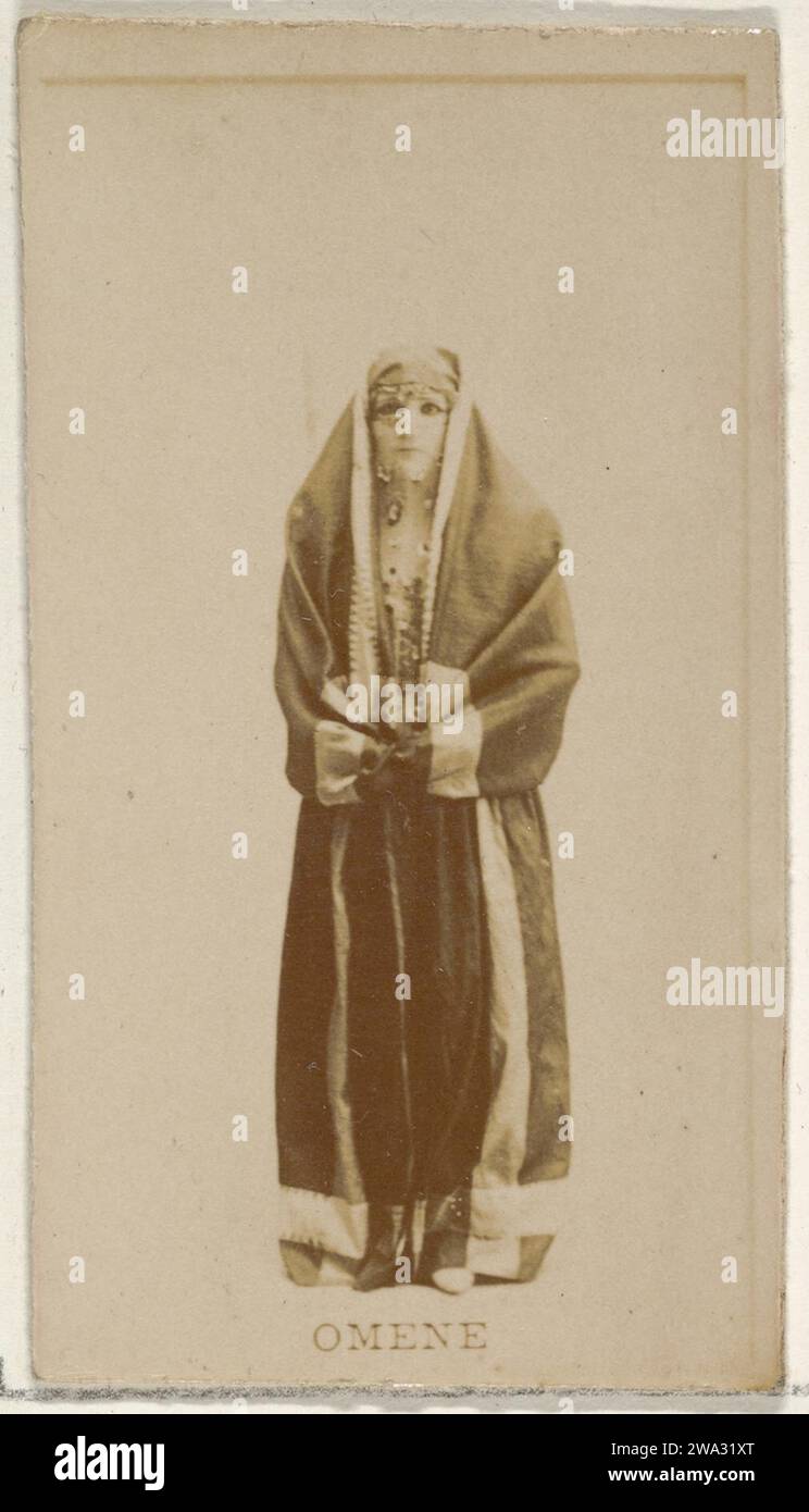 Omene, from the Actors and Actresses series (N45, Type 8) for Virginia ...
