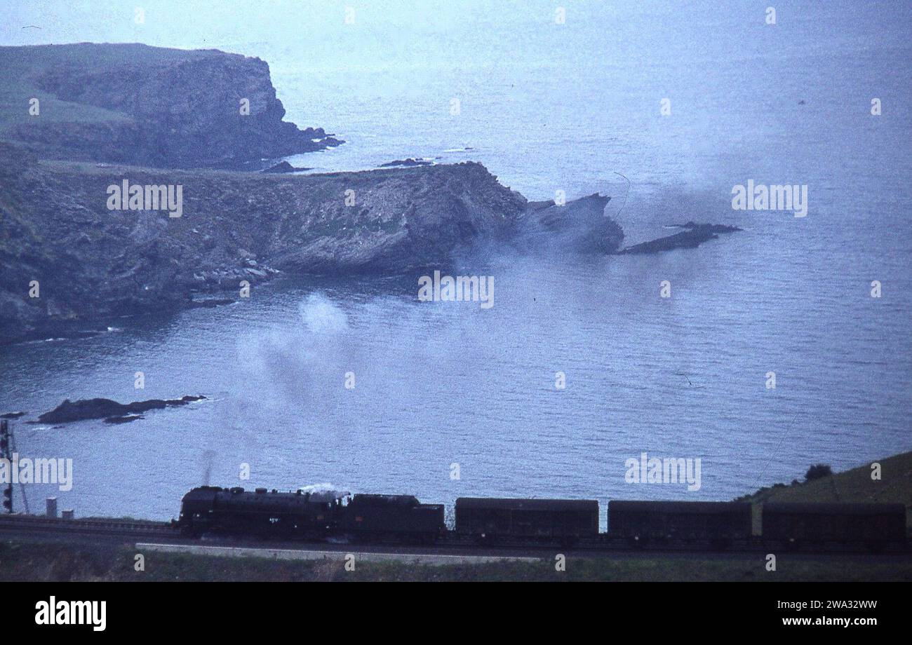 French steam engines at cerbere on spanish border at work hi-res stock ...