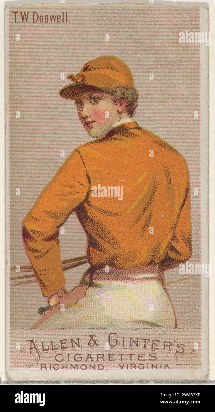 T.W. Doswell, from the Racing Colors of the World series (N22a) for ...