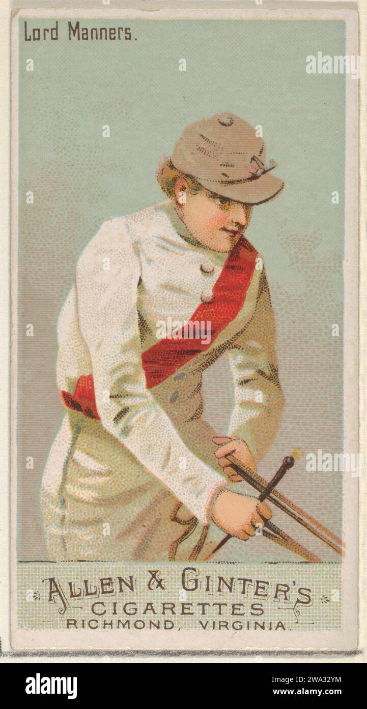 Lord Manners, from the Racing Colors of the World series (N22a) for ...