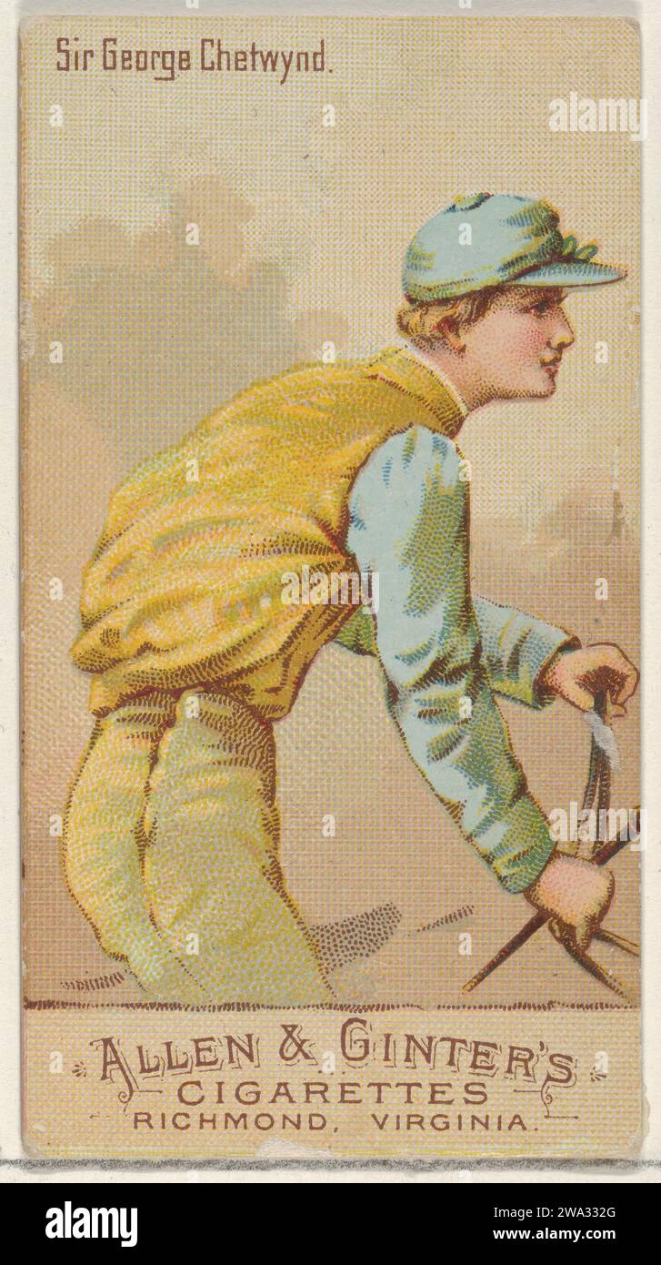 Sir George Chetwynd, from the Racing Colors of the World series (N22b ...