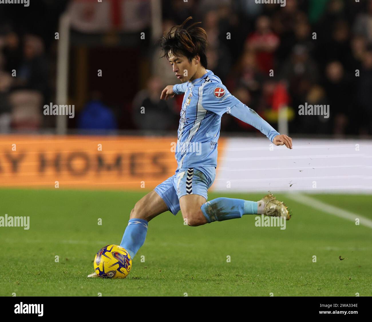 Tatsuhiro Sakamoto of Coventry City during the Sky Bet Championship ...