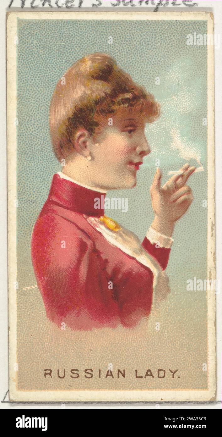 Russian Lady, from World's Smokers series (N33) for Allen & Ginter ...