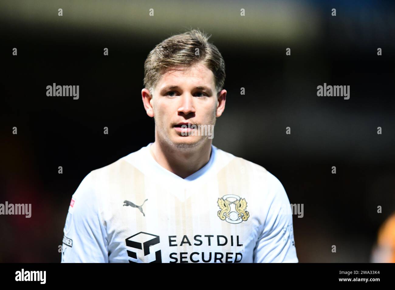 Cambridge on Monday 1st January 2024. Max Sanders (23 Leyton Orient ...