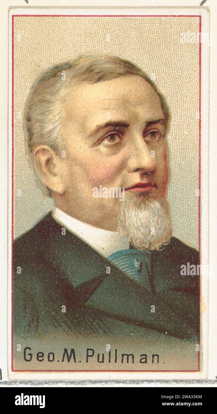 George M. Pullman, printer's sample for the World's Inventors souvenir ...