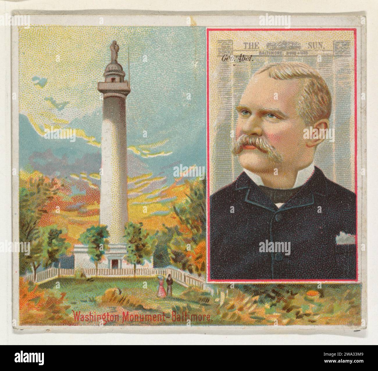 George Abel, The Baltimore Sun, from the American Editors series (N35 ...