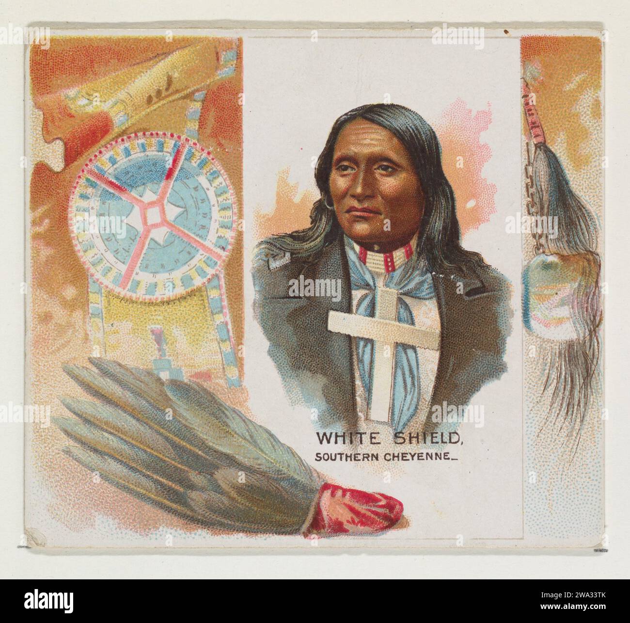 White Shield, Southern Cheyenne, from the American Indian Chiefs series ...
