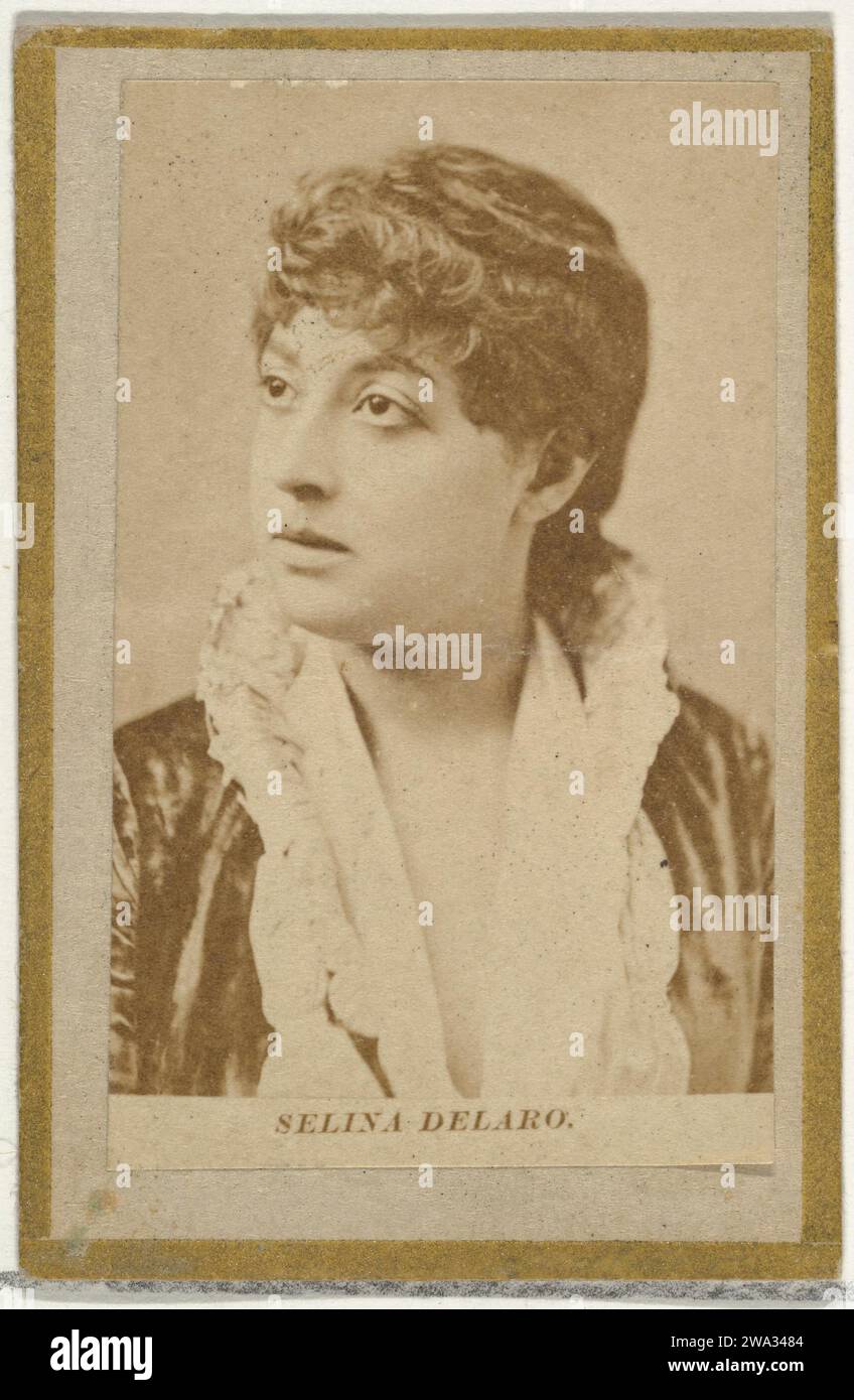 Selina Delaro, from the Actresses and Celebrities series (N60, Type 2 ...