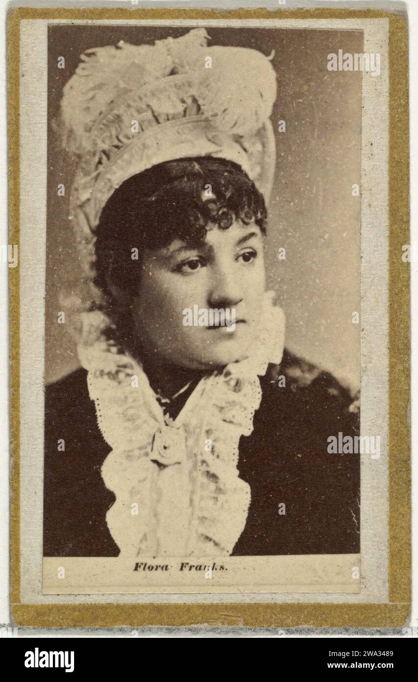 Flora Franks, from the Actresses and Celebrities series (N60, Type 2 ...