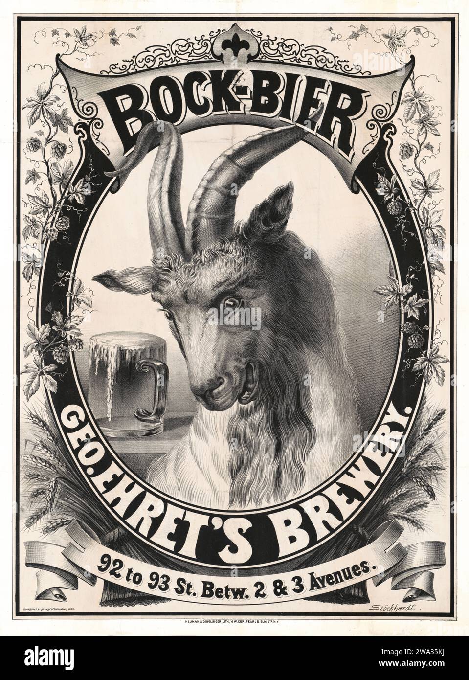 Poster bock beer hi-res stock photography and images - Alamy