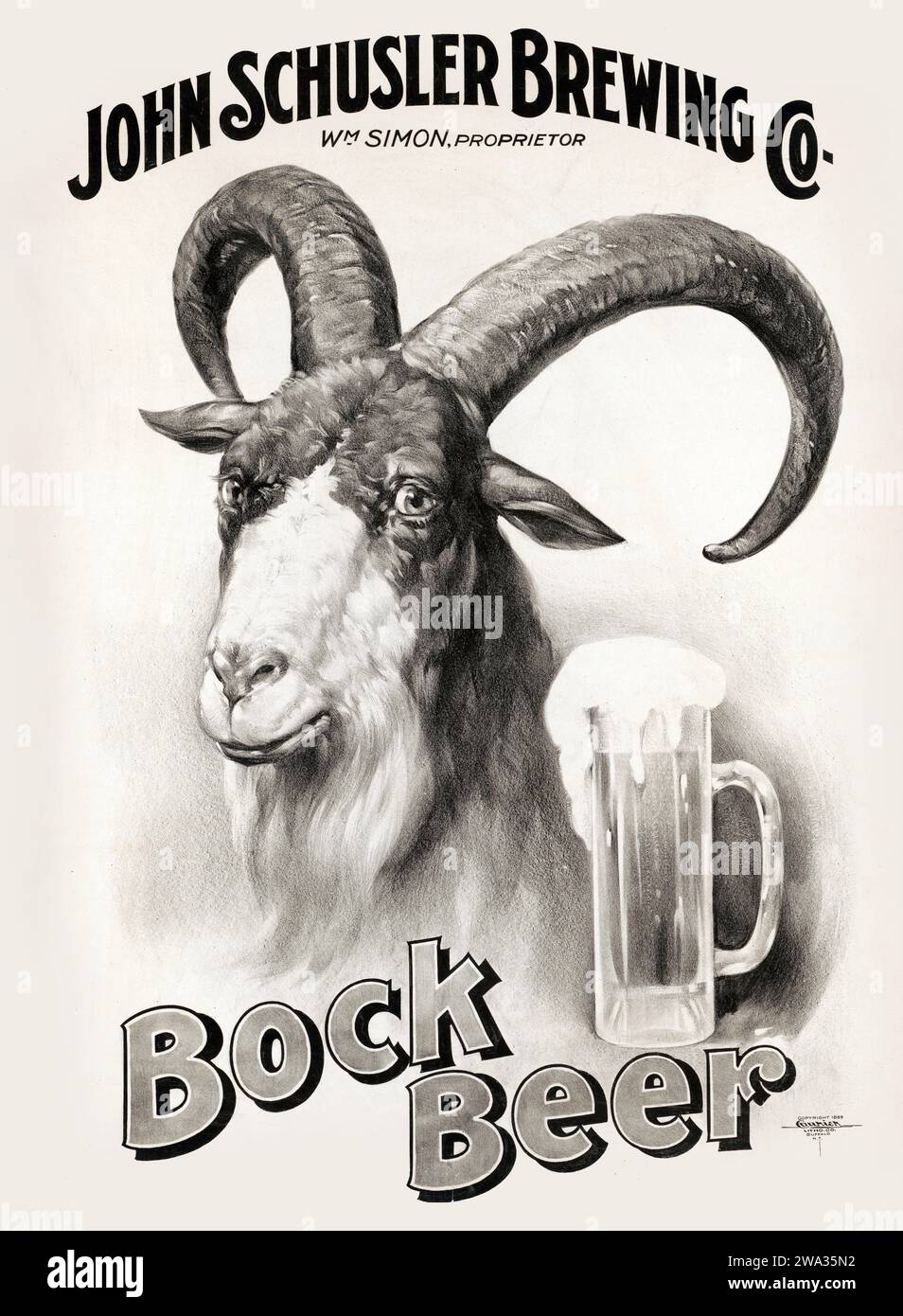 Advertising poster 1800s hi-res stock photography and images - Alamy