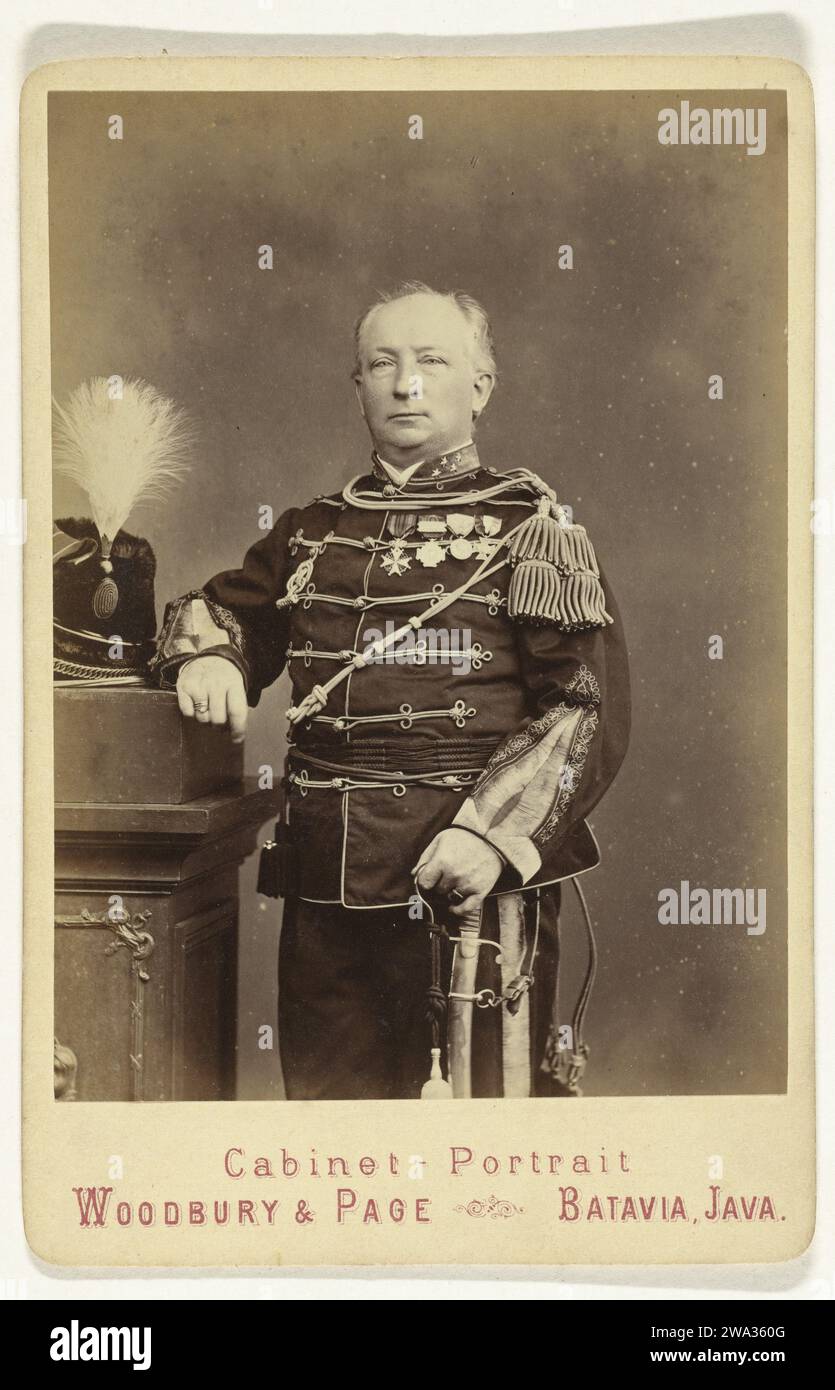 Studio portrait of Major General G.B.T. Wiggers van Kerchem including ...
